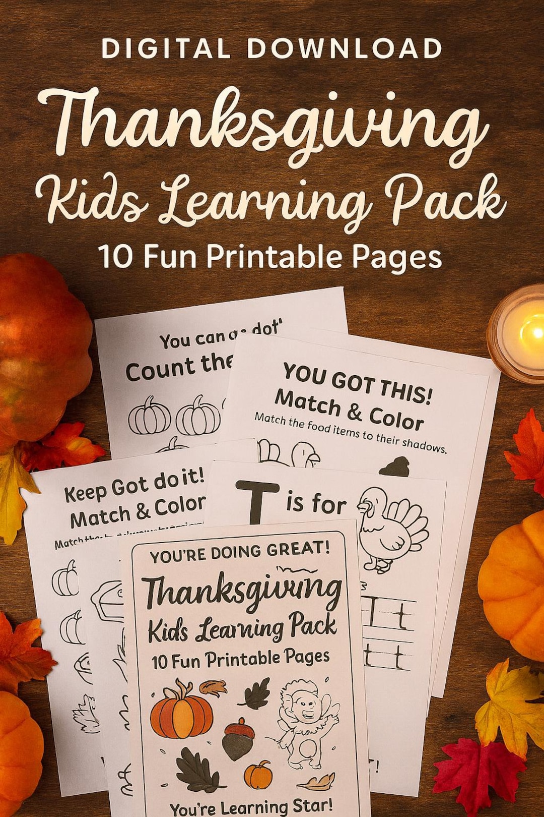 Thanksgiving Turkey Alphabet Tracing Worksheet | Preschool Letter T ...