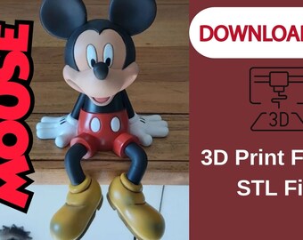 3d Print File Mickey Mouse - Etsy