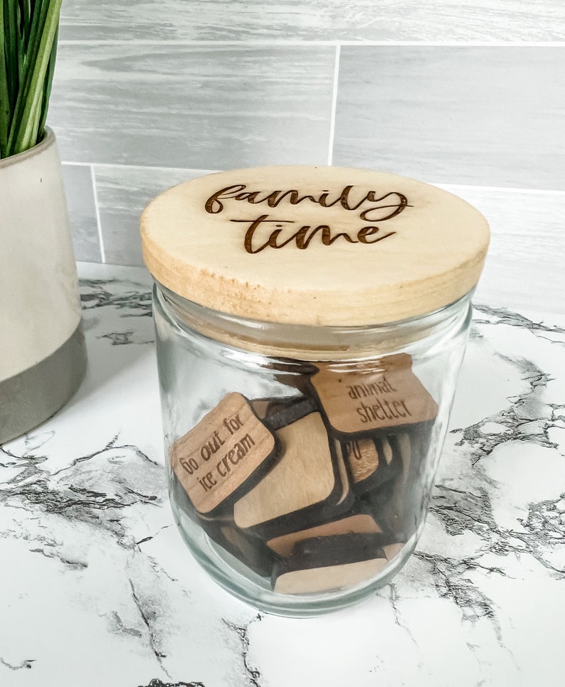 Handcrafted Family Time Jar With Over 30 Ideas - Etsy
