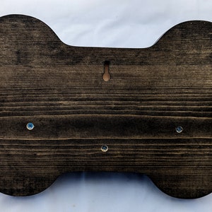 Dog Bone Shaped Wall Shelf - “find Joy in Every Step” With Two Hooks ...