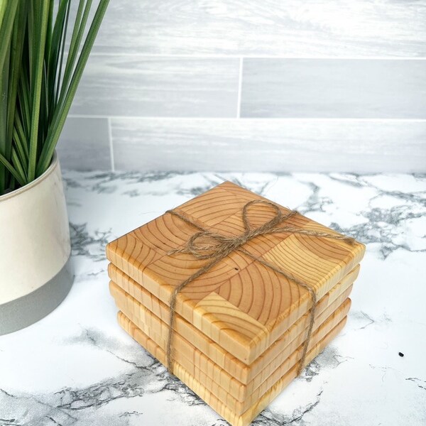 Pine Coasters - Etsy