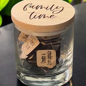 Handcrafted Family Time Jar With Over 30 Ideas - Etsy