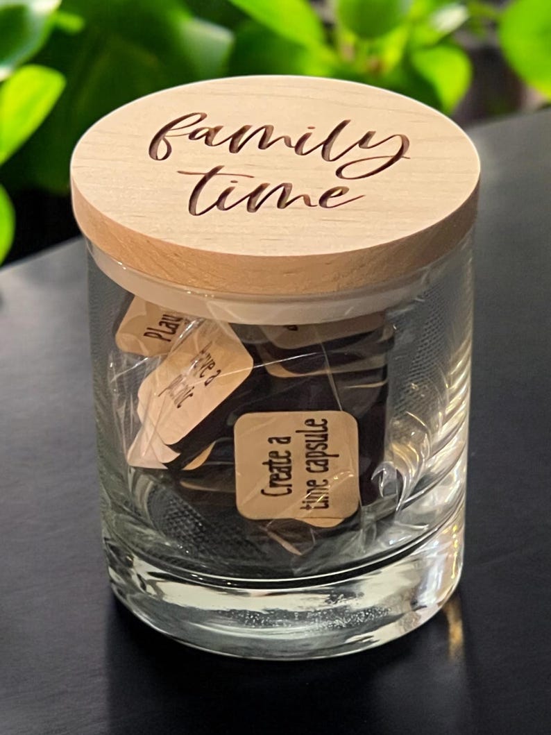 Handcrafted Family Time Jar With Over 30 Ideas - Etsy