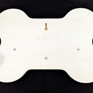 Dog Bone Shaped Wall Shelf - “find Joy in Every Step” With Two Hooks ...