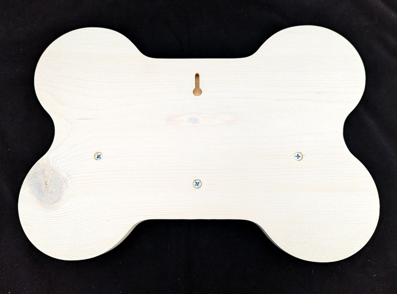 Dog Bone Shaped Wall Shelf - “find Joy in Every Step” With Two Hooks ...
