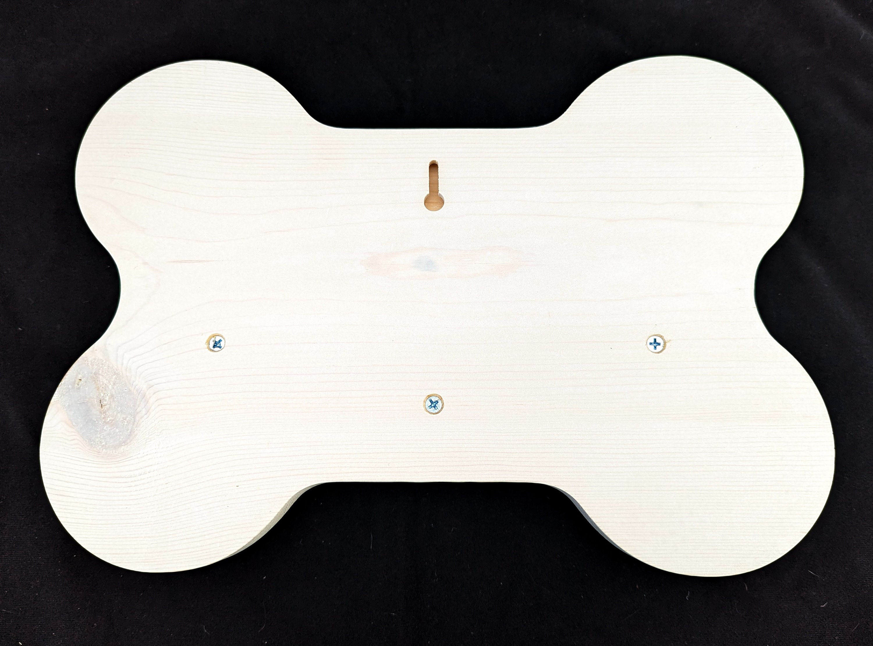 Dog Bone Shaped Wall Shelf - “find Joy in Every Step” With Two Hooks ...
