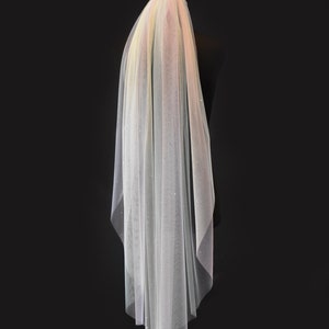 Rainbow Wedding Veil - Sparkly Rainbow Bridal Veil - Etsy