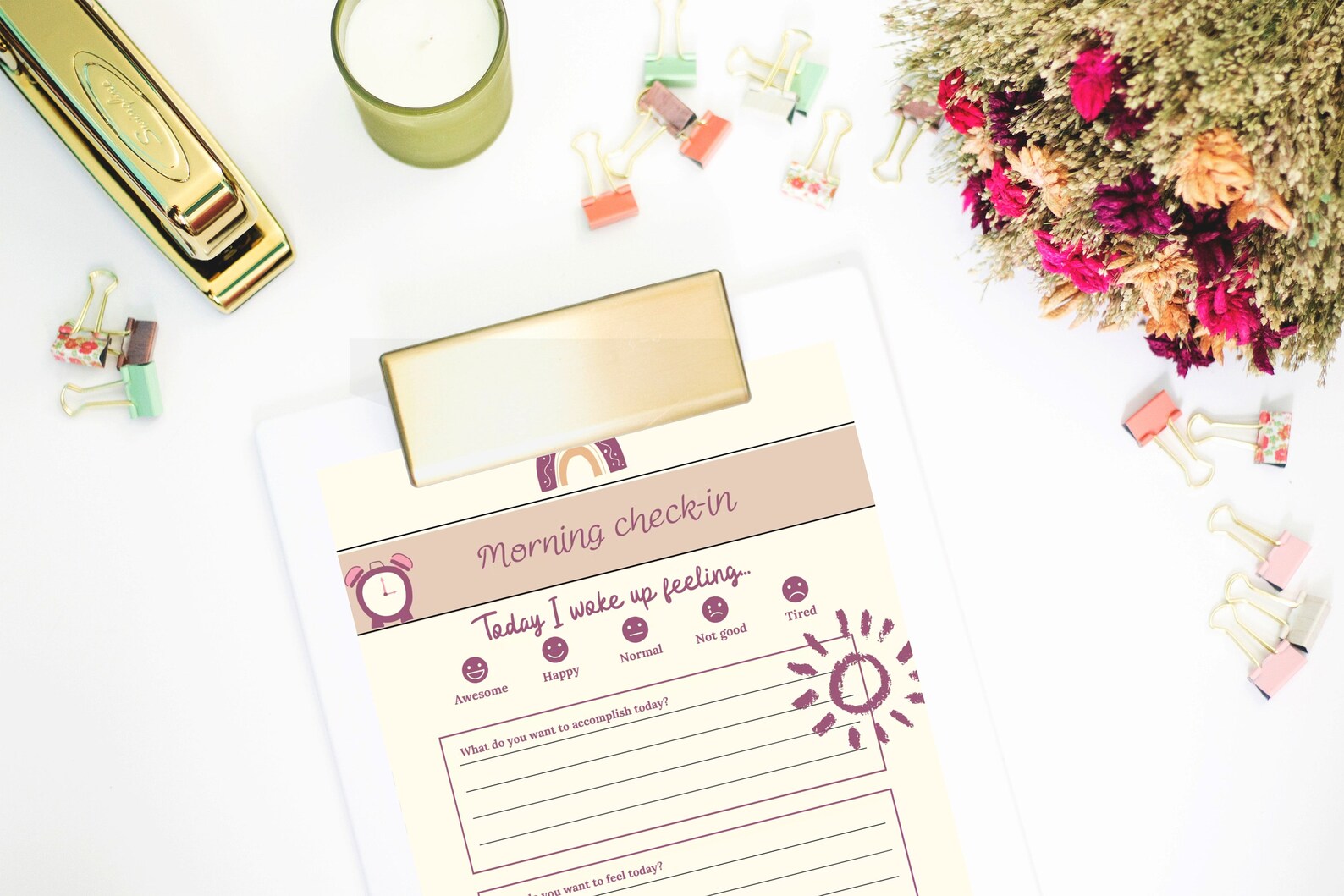 Morning Checkin and Evening Checkin Kids Printable, Spiritual Routine ...