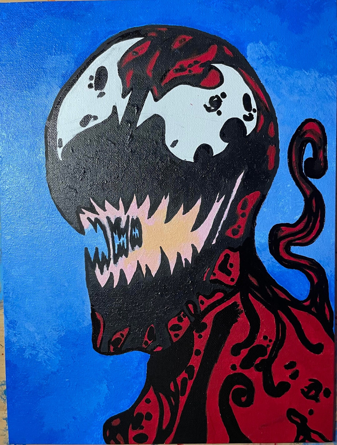 8x10 Carnage Painting on Canvas - Etsy