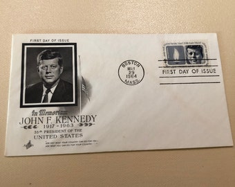 John F Kennedy Stamp - Etsy