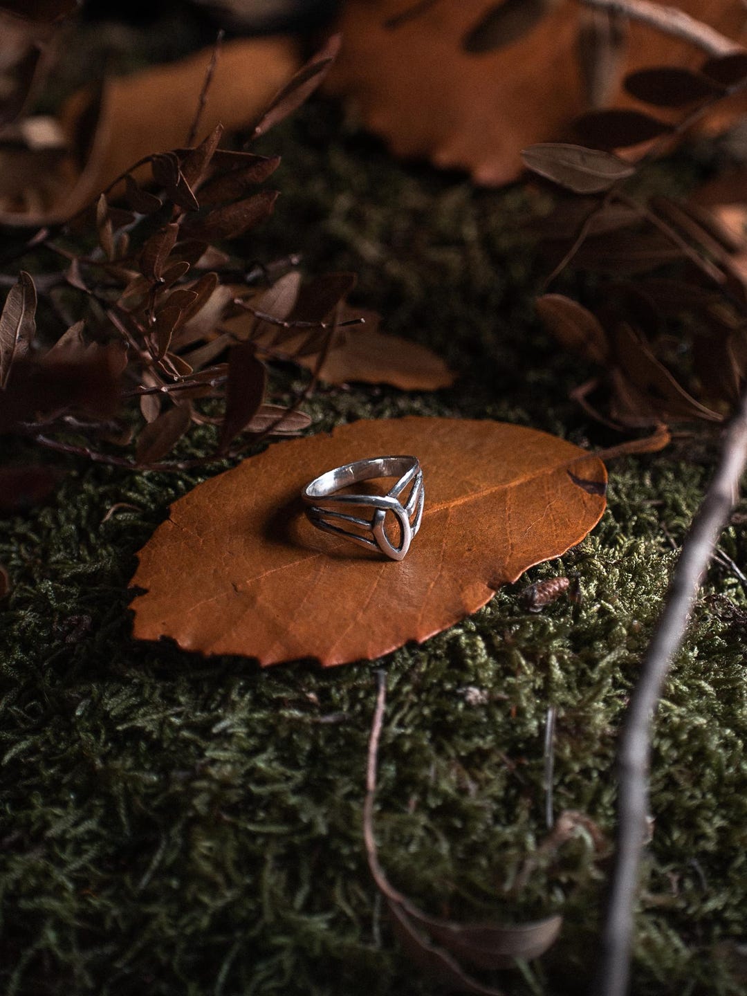 Silver Elven Ring Inspired by the Lord of the Rings' Art Nouveau Elvish ...