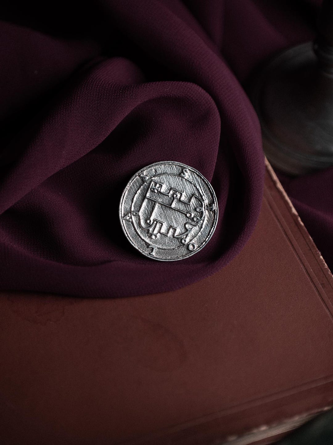 Silver Stolas Sigil Brooch Pin Inspired by Helluva Boss - Etsy