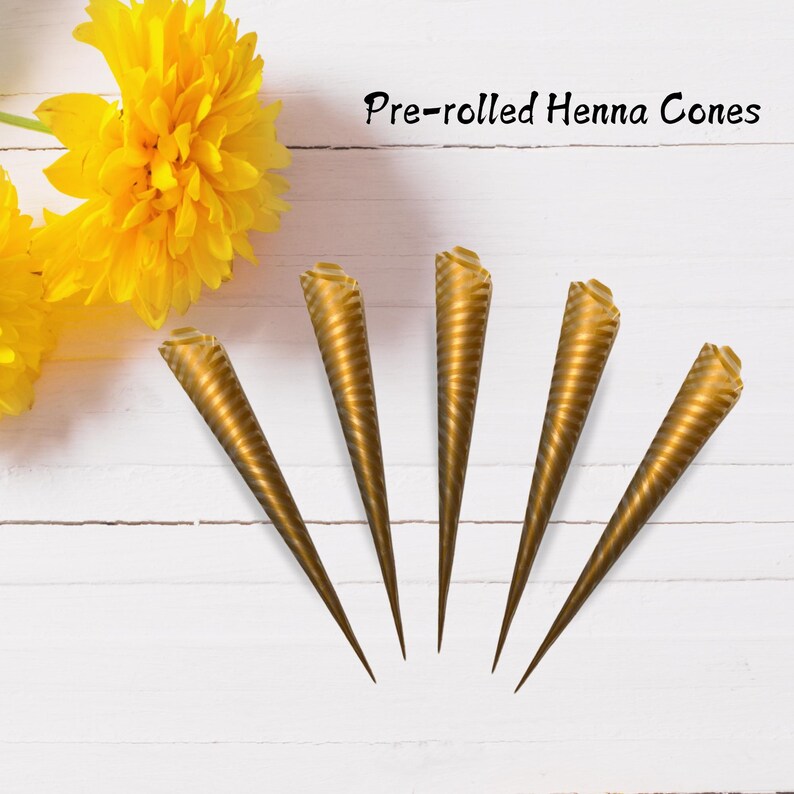 Pre-rolled Henna Cones & Piping Bags for Cookie Decorating – Easy-to ...