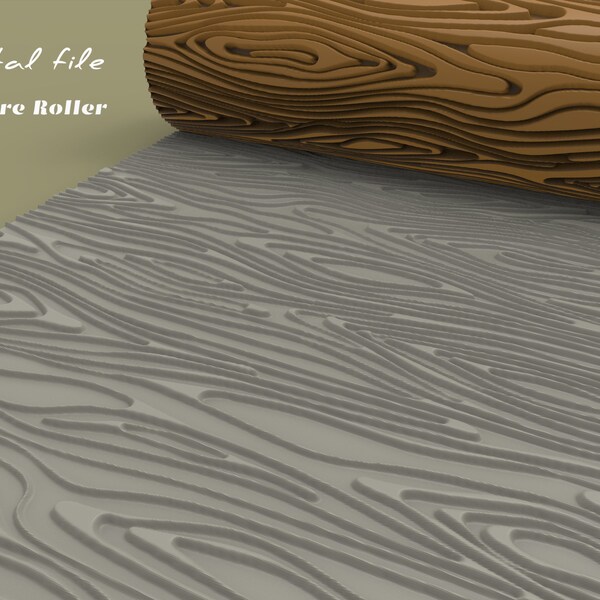 Wood Texture Roller - Etsy