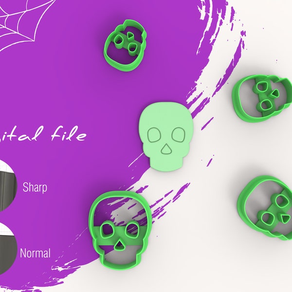 Polymer Clay Skull - Etsy