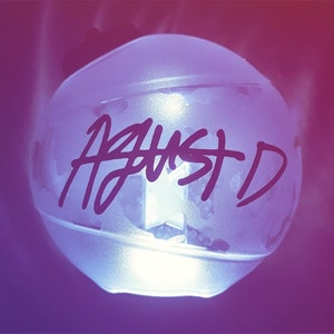 Agust D Autograph Sign Decal Sticker - Etsy