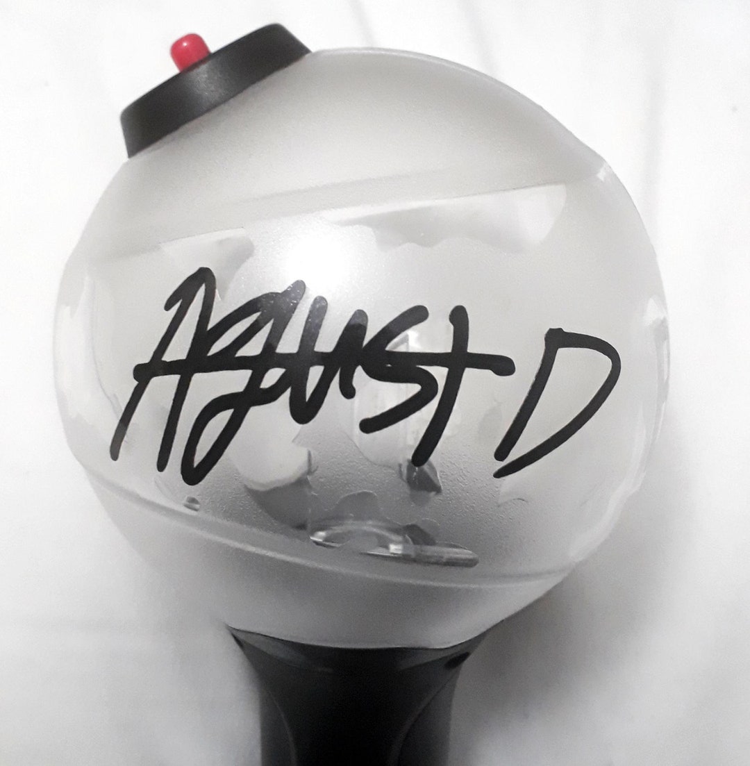 Agust D Autograph Sign Decal Sticker - Etsy