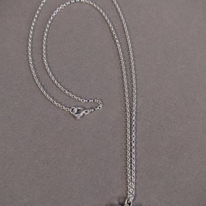Solid Silver Heart Pendant Necklace - Etsy