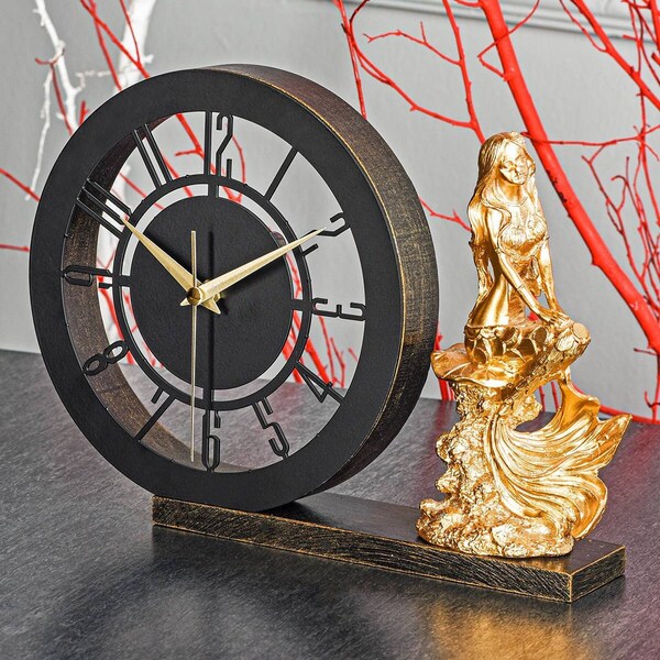 Mermaid Desk Clock - Etsy
