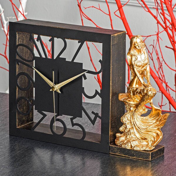 Mermaid Desk Clock - Etsy