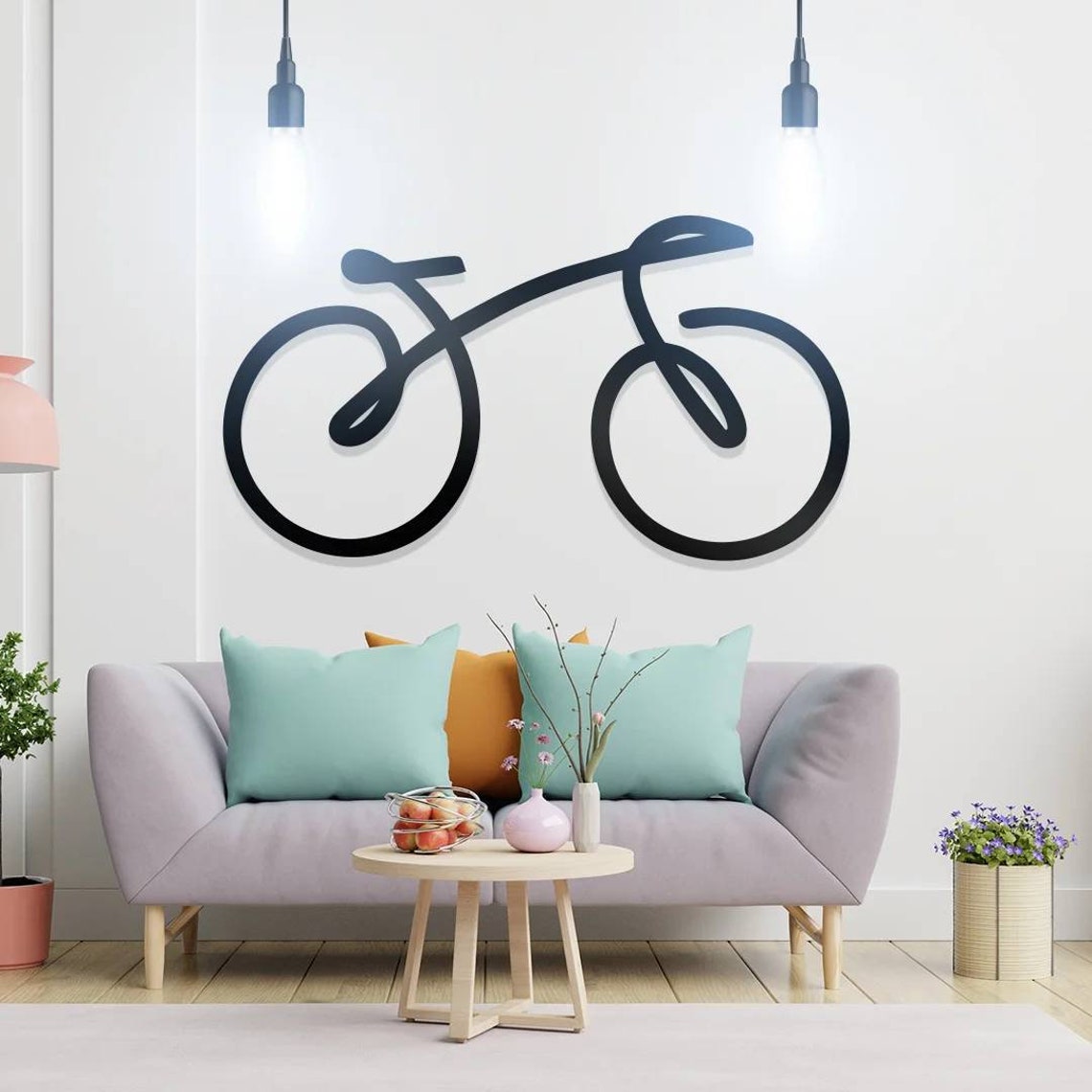Bicycle Wall Art, Bicycle Metal Wall Art, Cycling Art,bike Wall Decor ...
