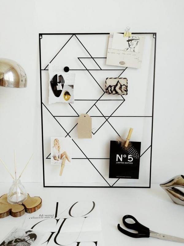 Metal Wall Organizer, Photo Board, Metal Memory Board,metal Wall Grid ...