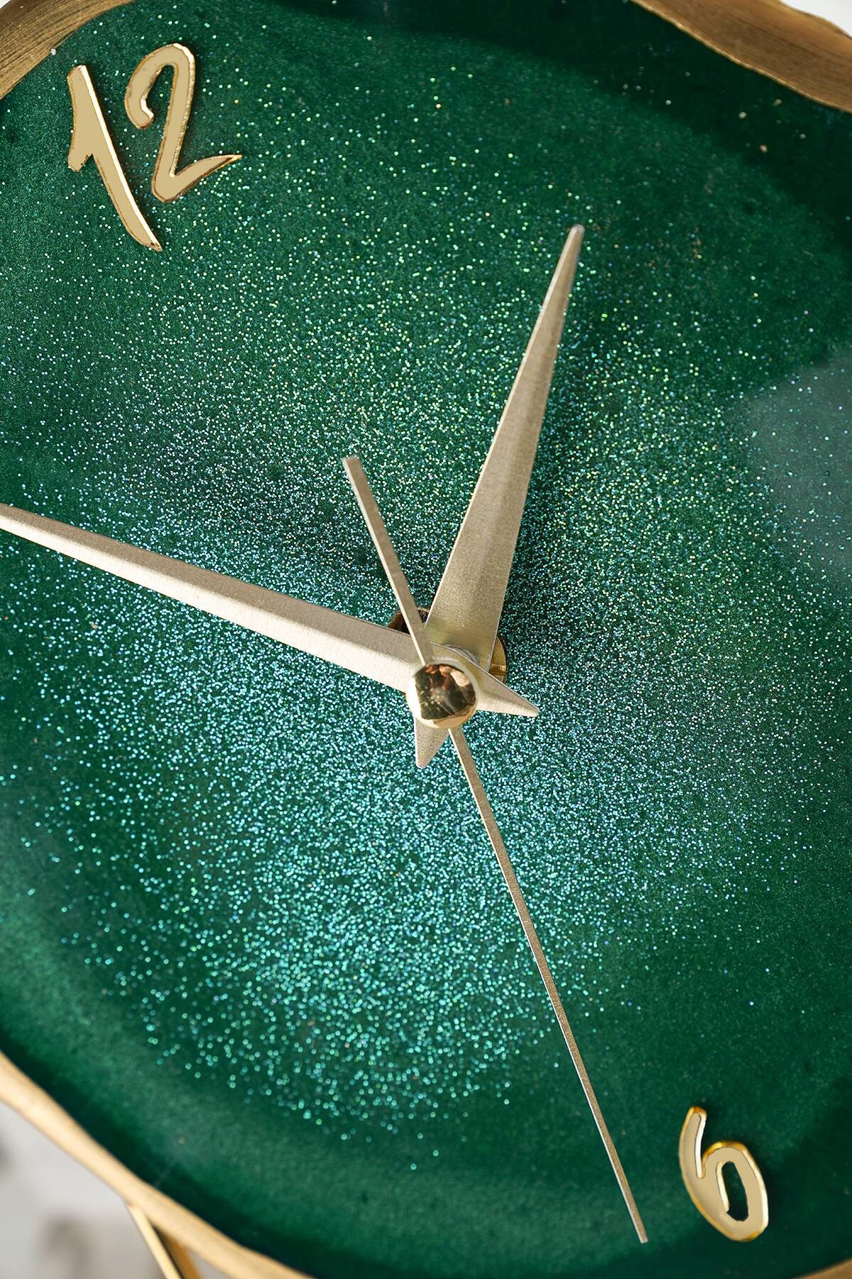 Epoxy Table Clock,small Desk Clock,modern Clock for Desk, Office Desk ...