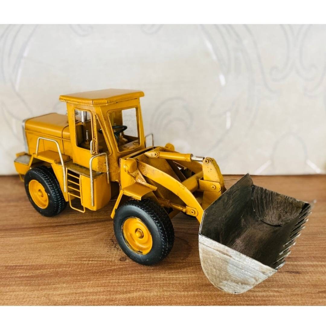Vintage Metal Backhoe Loaderdecorative Metal - Etsy