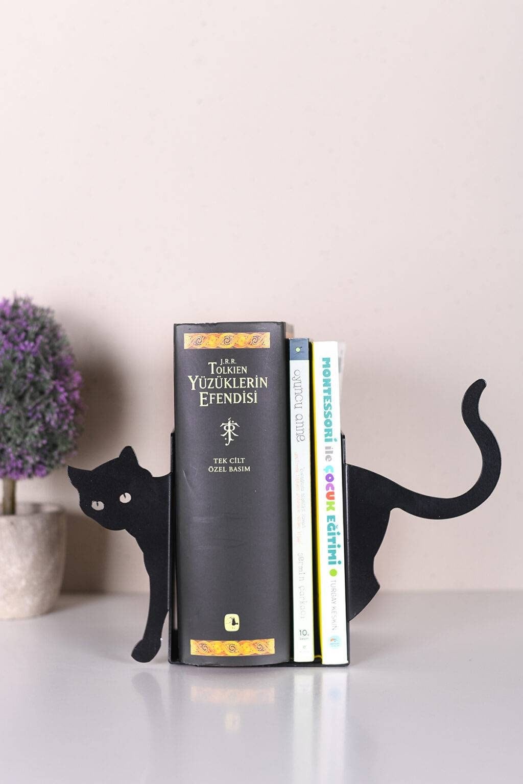 Cat Book Holderminimal Book Shelf Decoroffice - Etsy