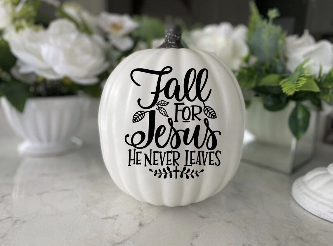 Personalized Pumpkin, Custom, Jesus Religious Pumpkin, Christian Decor ...