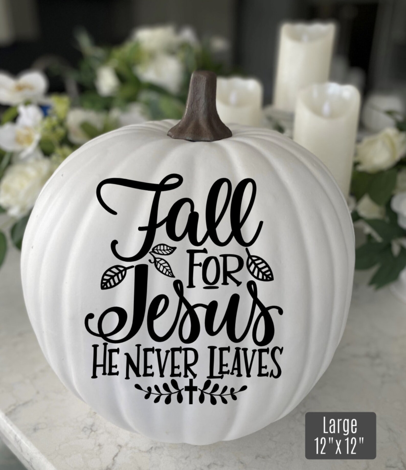 Personalized Pumpkin, Custom, Jesus Religious Pumpkin, Christian Decor ...