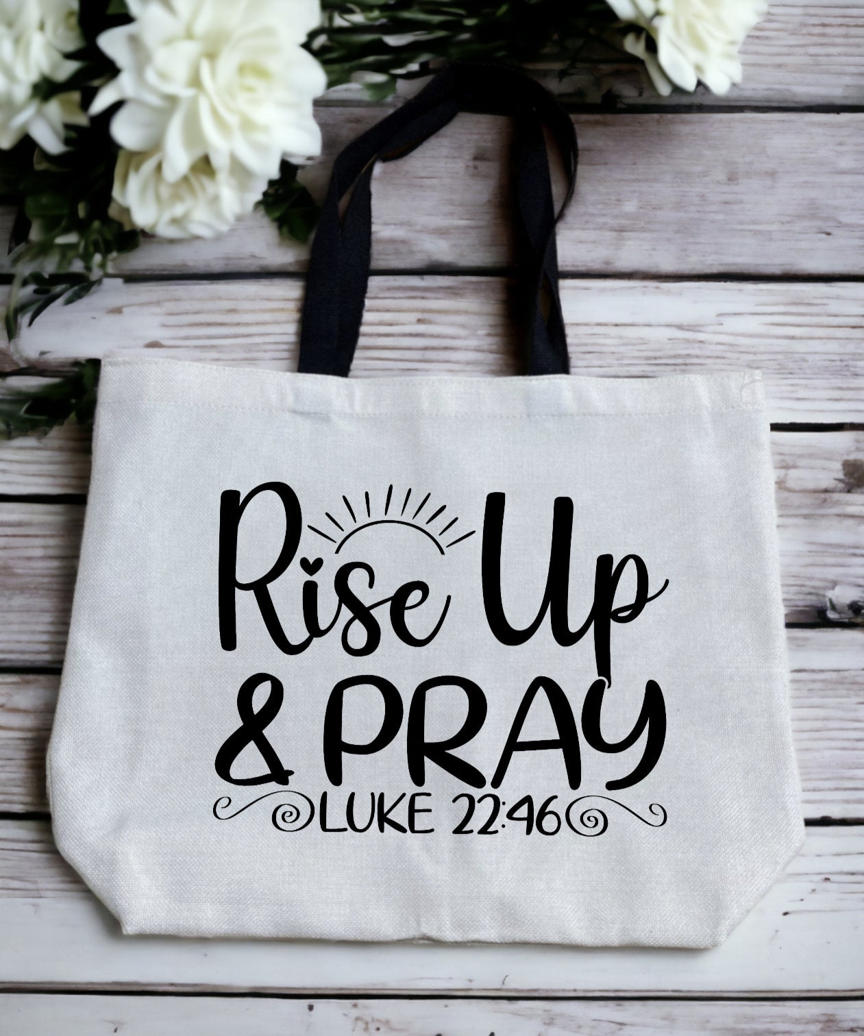 Religious Tote Bag, Bible Verse Sayings, Bible Study Bag, Reusable Grocery Bag, Religious Gift ...