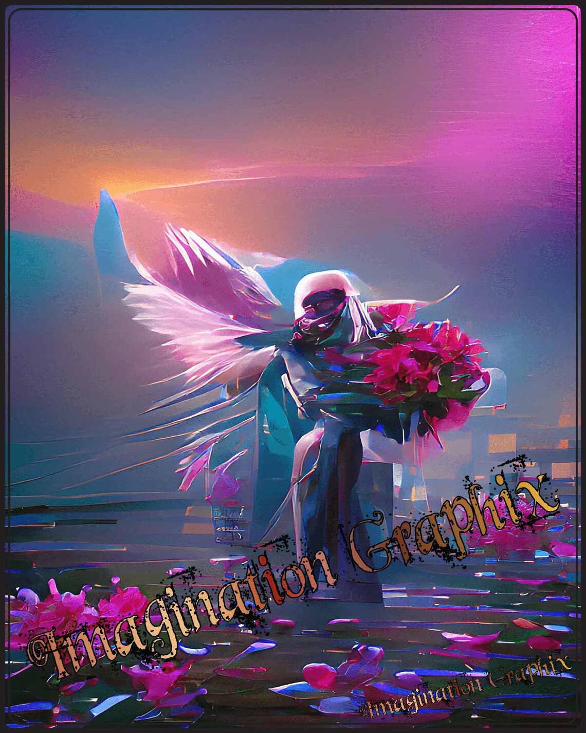 Guardian Angel -print on Demand Poster - Etsy