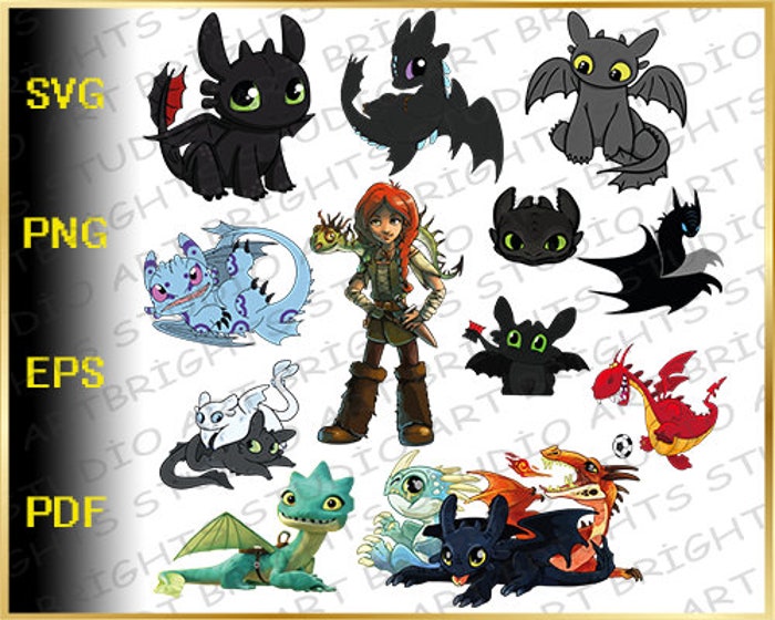 Toothless Svg - Etsy