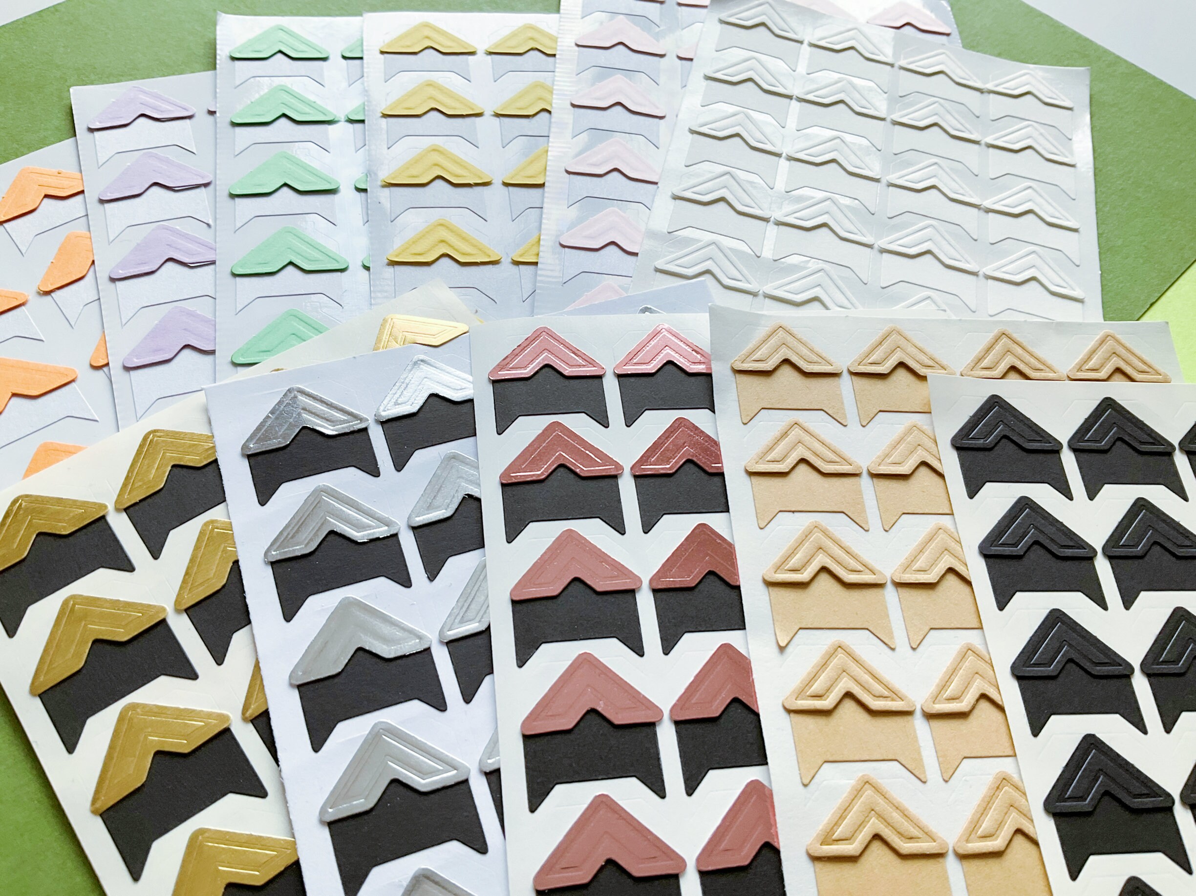 Vintage Scrapbook Photo Corners