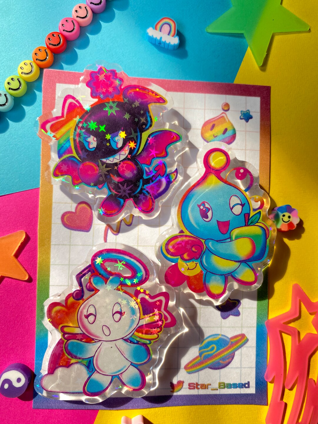 Rainbow Nostalgia Chao Pins - Etsy