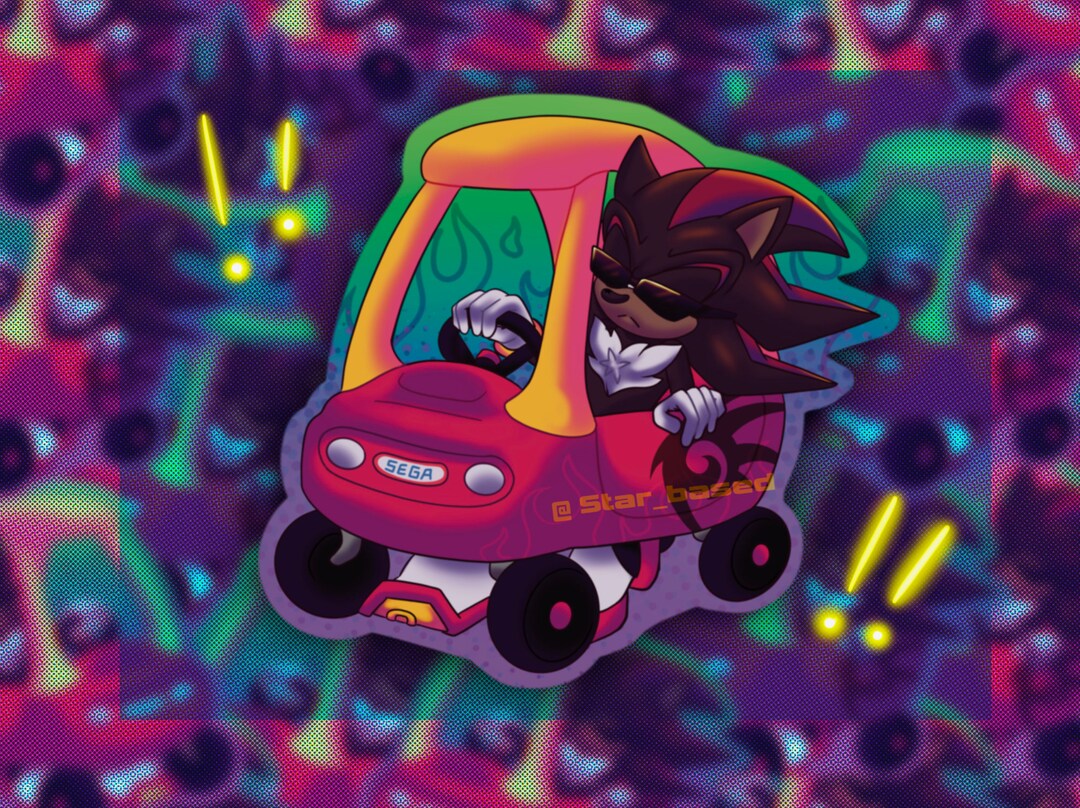 Ridin’ Dirty Holo Shadow Sticker - Etsy