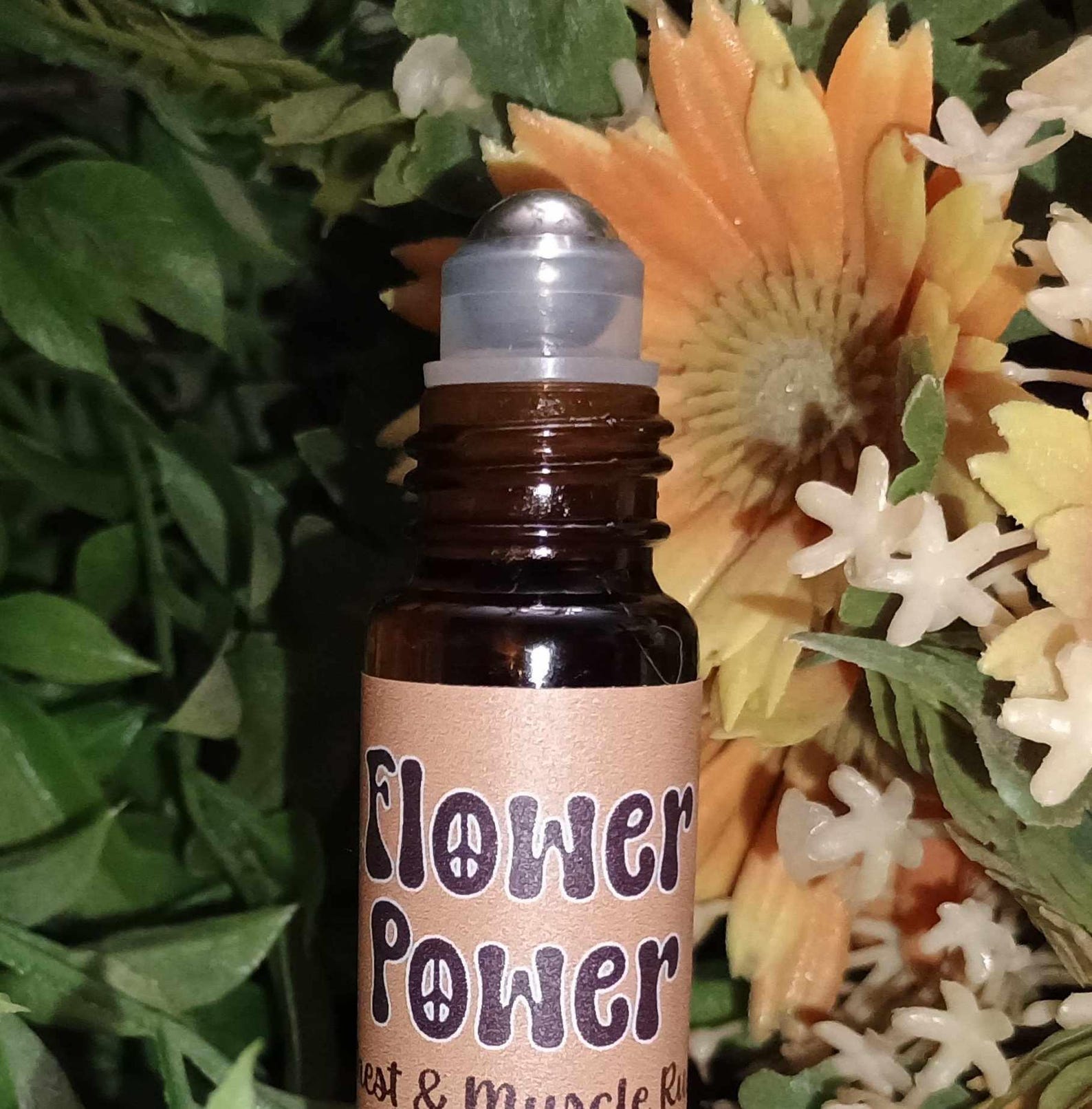 Flower Power Icy-hot Muscle Rub – 10ml Essential Oil Roller for Muscle ...