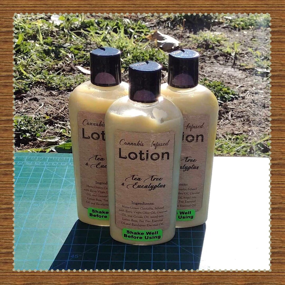 Cannabis Lotion SCENT: tea Tree & Eucalyptus - Etsy