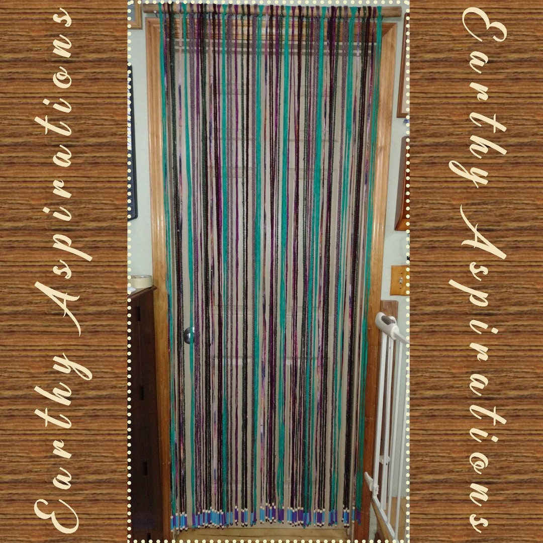 Recycled Vintage Axe Handle Door Curtains – Eco-friendly and Tangle ...