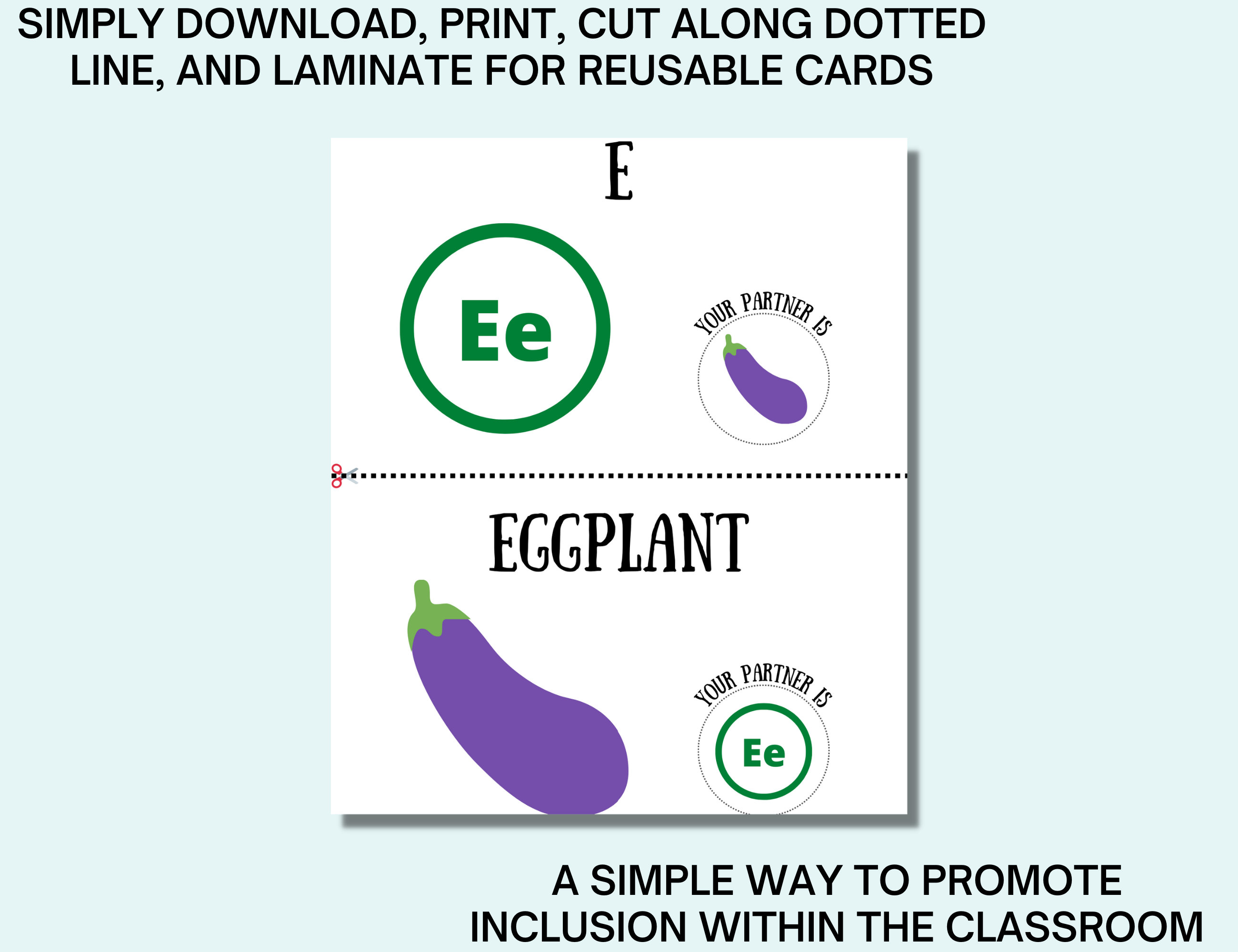 Classroom Partner Pairing Cards Alphabet Themed, Letters, Classroom ...
