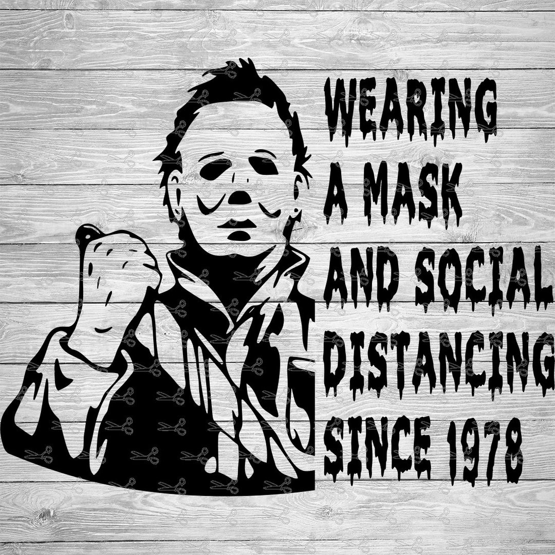 Halloween Michael Myers Silhouette SVG, Horror Movie Fan Art, DIY Vinyl ...