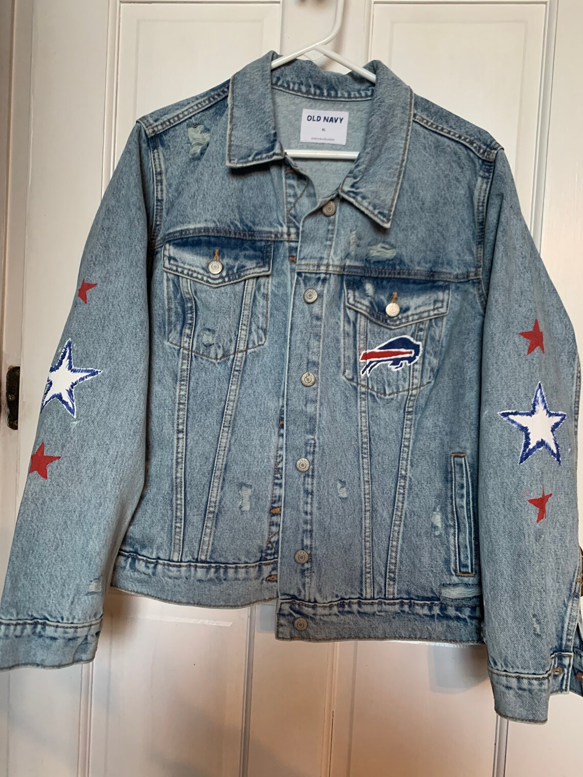 Custom Sport Jean Jacket - Etsy