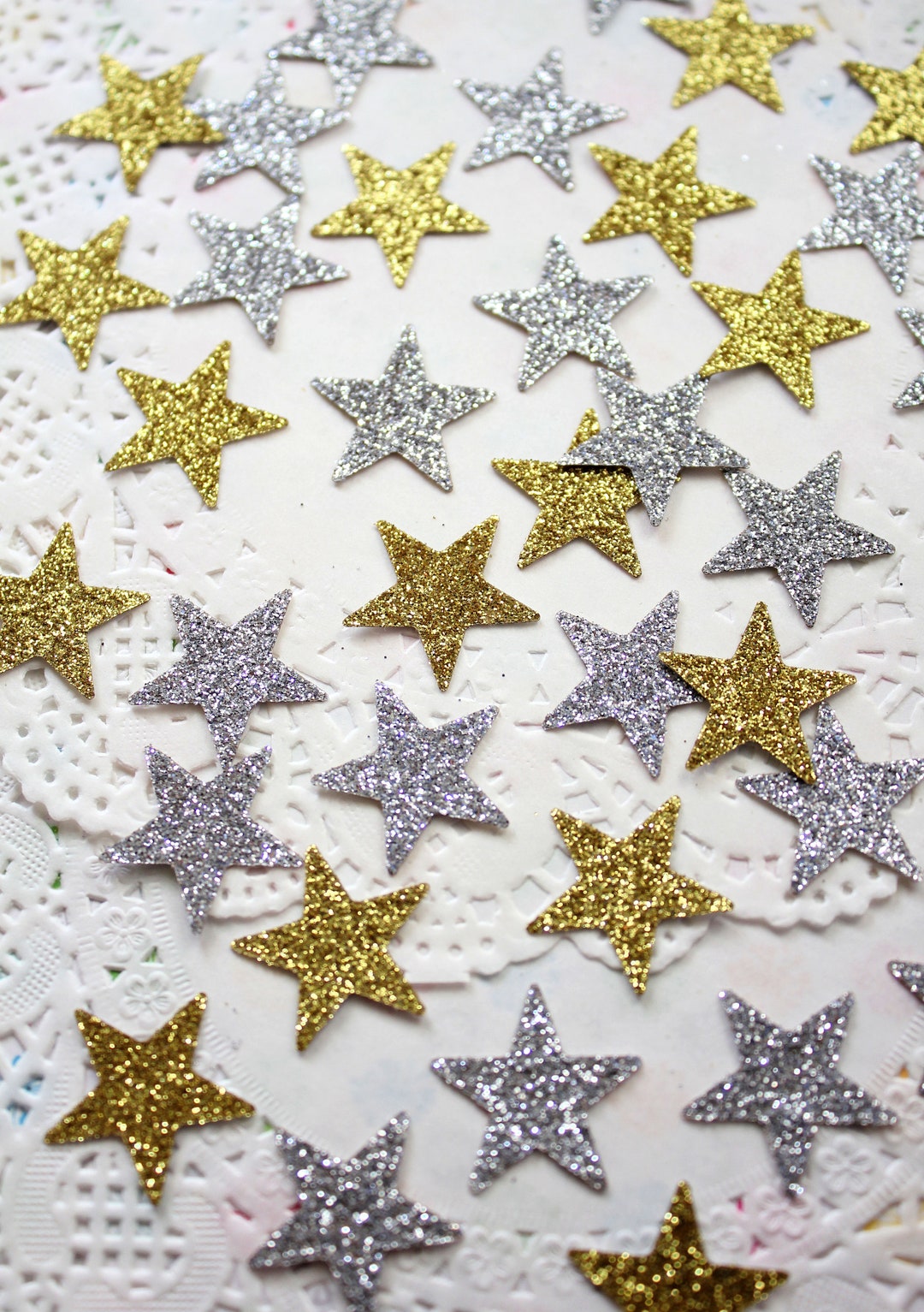 Set of 150 or 300 or 600 Pcs Star Glitter Confetti Glitter - Etsy