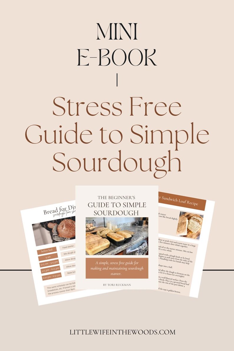 Sourdough Starter Guidebook | Mini Guide for Sourdough Beginners | Sourdough E-book| Printable ...