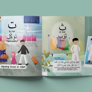My First Arabic Alphabet Book - Etsy