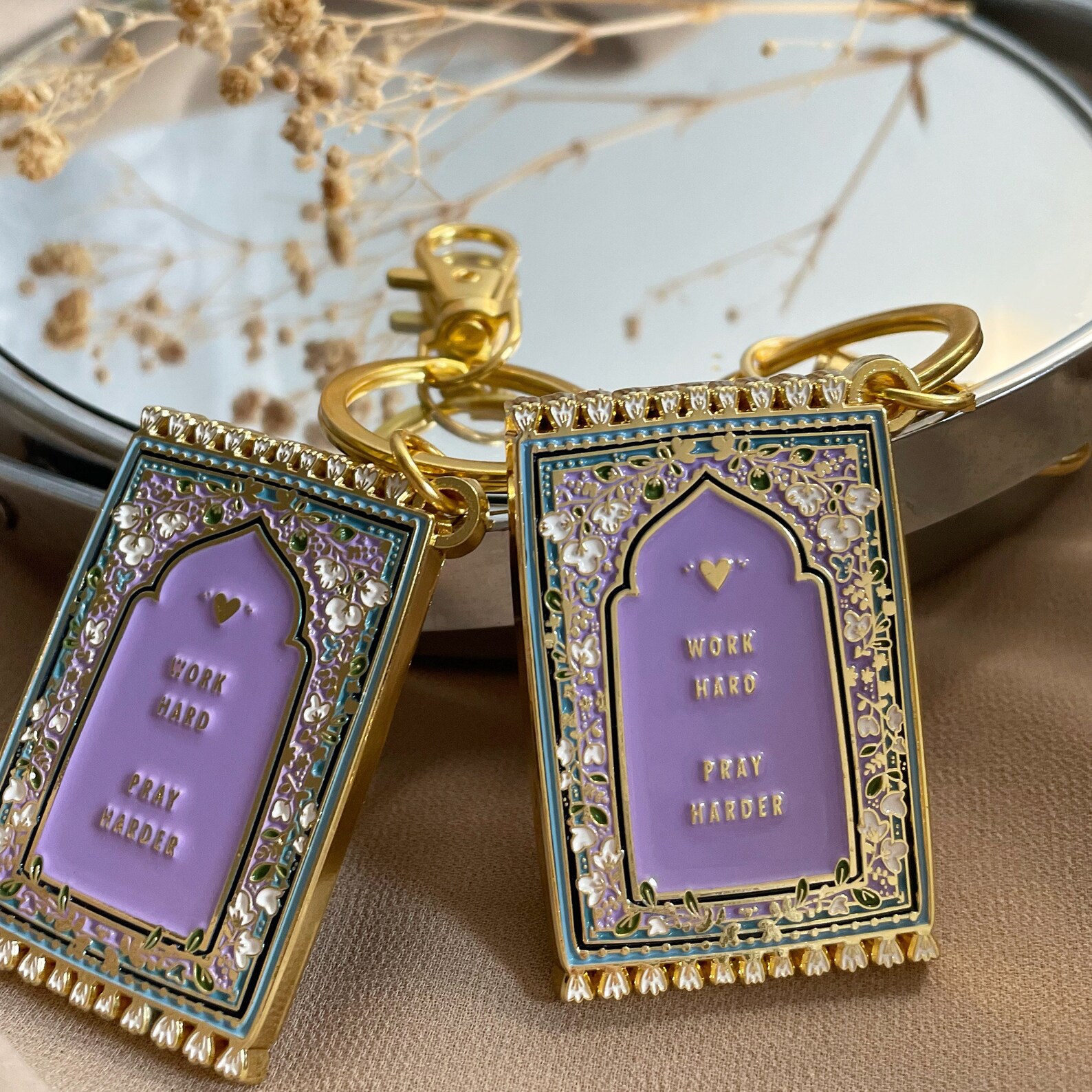 Prayer Mat Keychain Islamic Gift Faith Keychain - Etsy