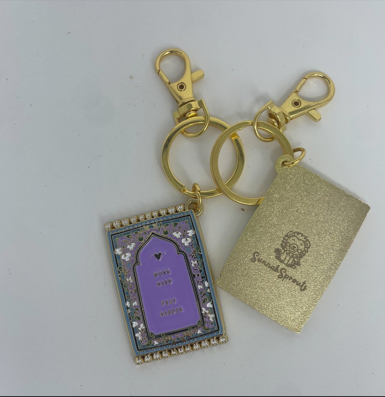 Prayer Mat Keychain Islamic Gift Faith Keychain - Etsy