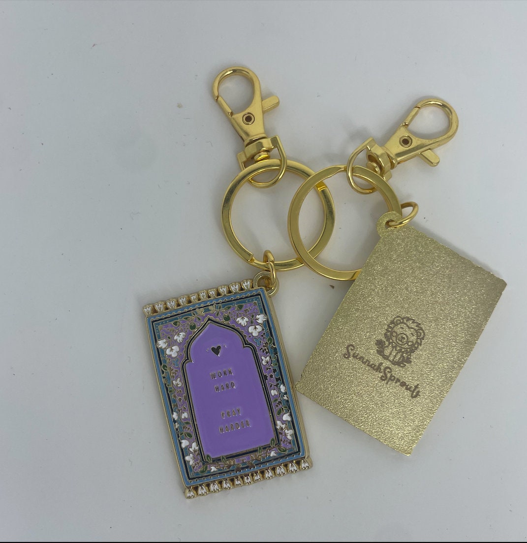 Prayer Mat Keychain Islamic Gift Faith Keychain - Etsy