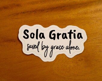 Five Solas Stickers - Etsy